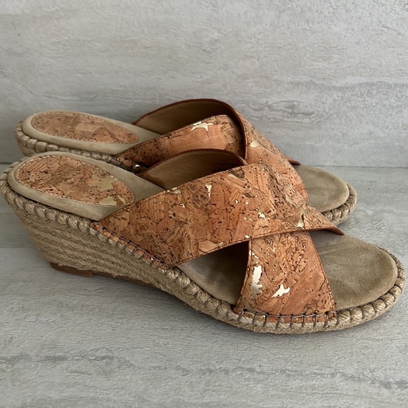 Johnston & Murphy | Shoes | Johnston Murphy Arlene Cork Gold ...